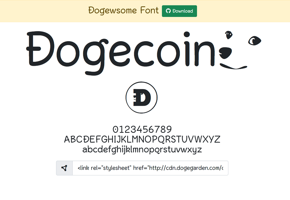 GitHub - qlpqlp/Dogewsome: Dogewsome Font for Dogecoin
